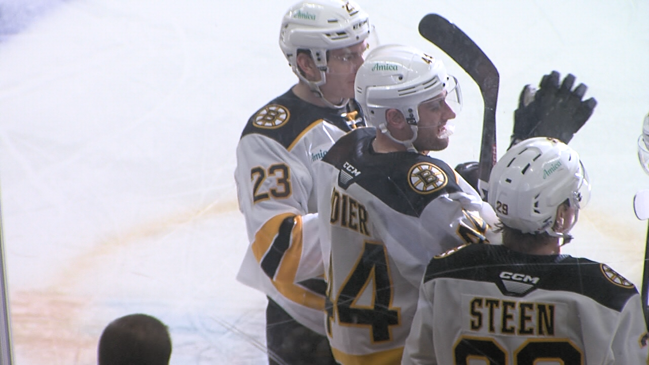 Three Second Period Goals Lift P-Bruins to Weekend Sweep | ABC6