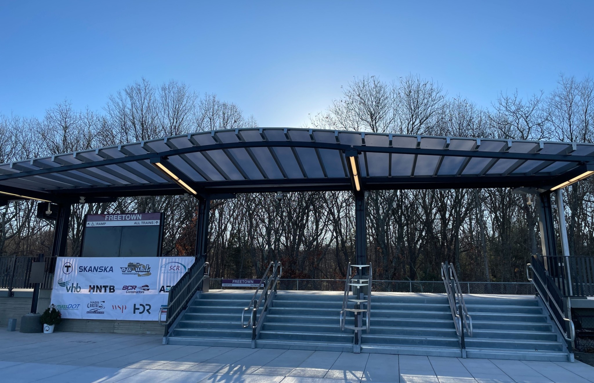 Gov. Baker celebrates completion of new Freetown train station | ABC6