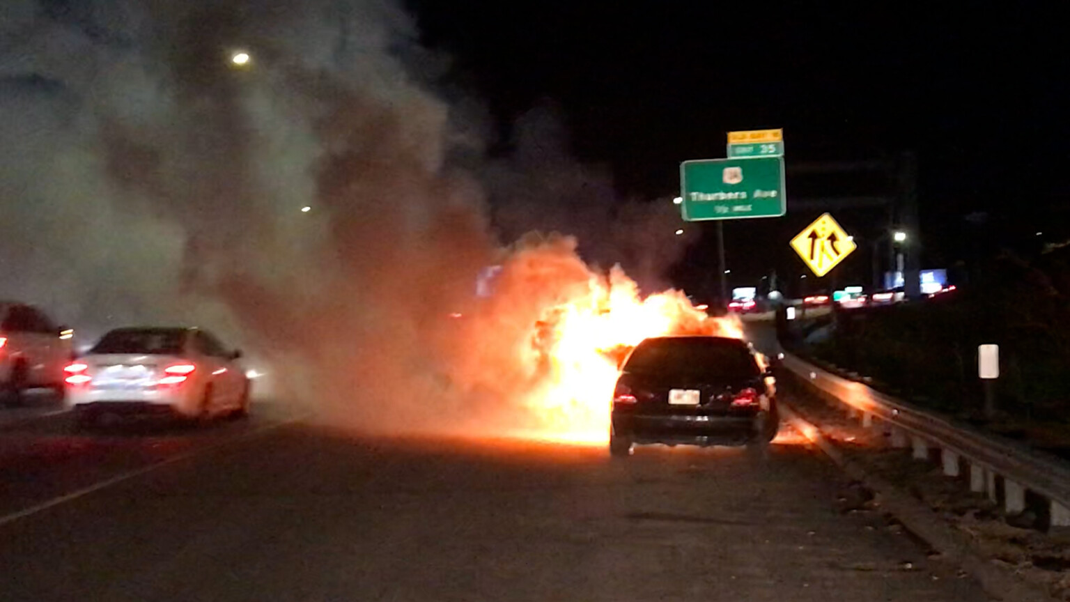 Car catches fire on Interstate 95 | ABC6