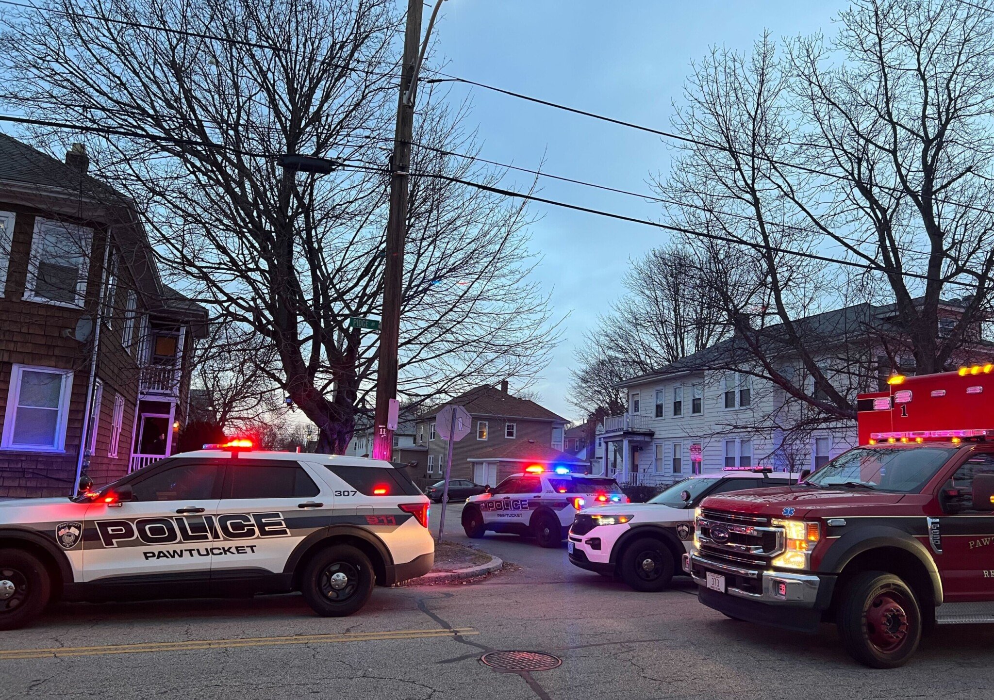 Heavy police presence seen outside Pawtucket home | ABC6