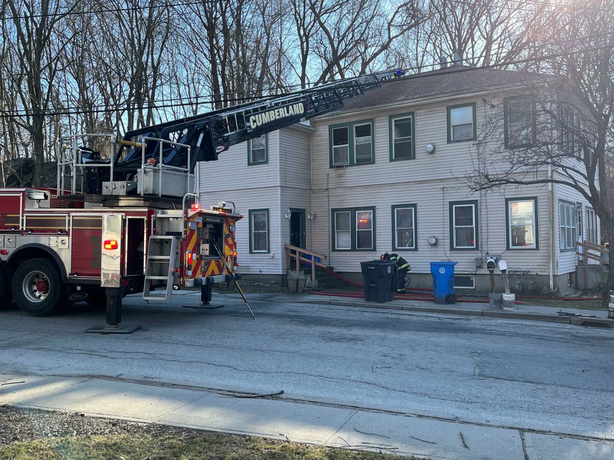 Fire breaks out in multi-family home in Cumberland | ABC6