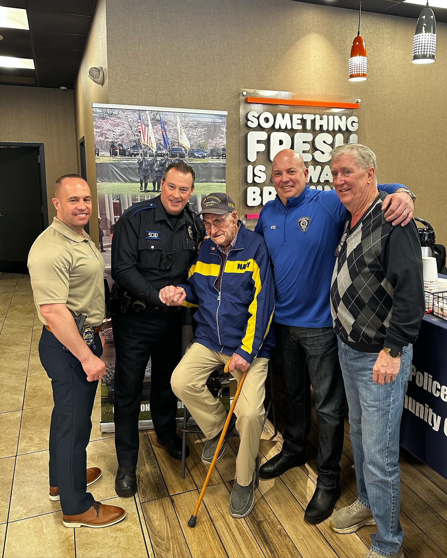 Cranston police hold 'Coffee with a Cop' event | ABC6