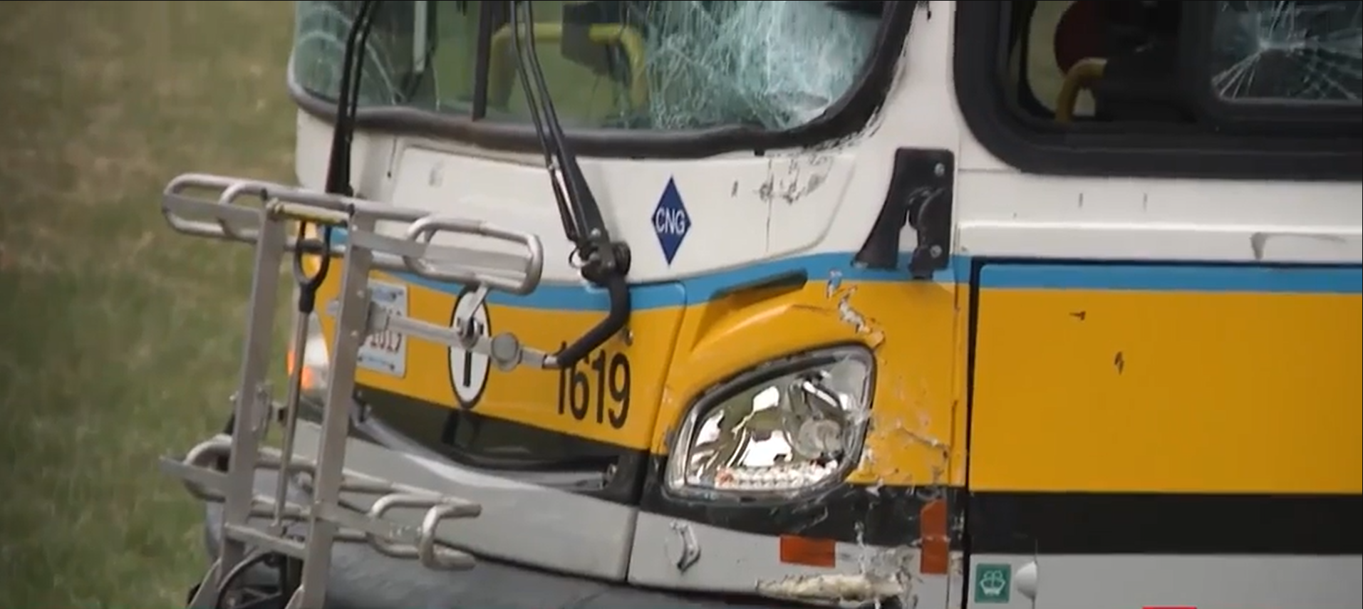MBTA bus crashes into Boston cemetery | ABC6