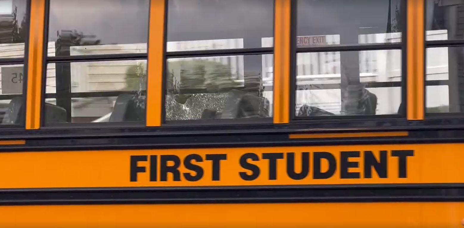 Police: Rock thrown at Providence school bus shattered window | ABC6