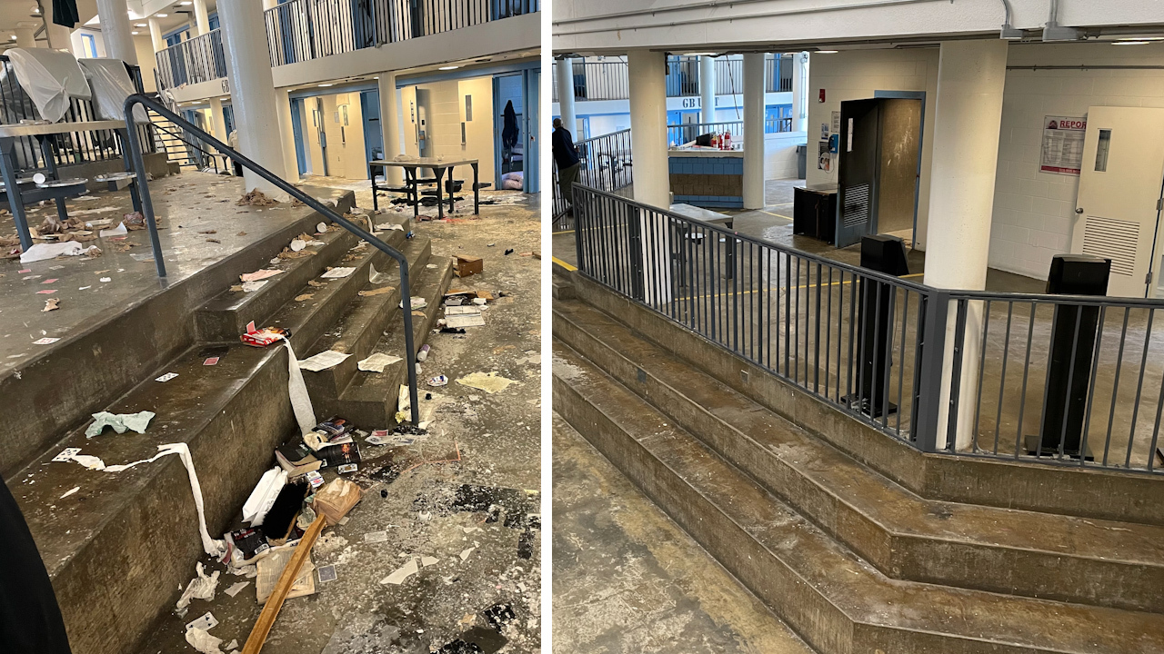 Sheriff releases photos of jail that was cleaned after 'standoff' in ...