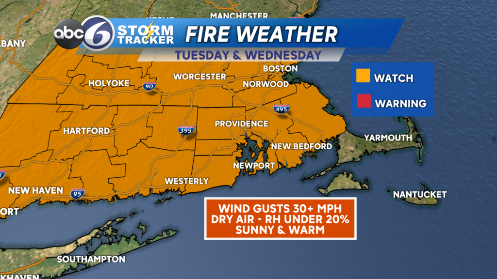 Fire Weather Concerns For The Midweek Potential Weekend Rain Abc6