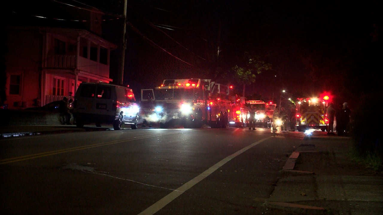 Providence fire forces 2 families from their homes | ABC6