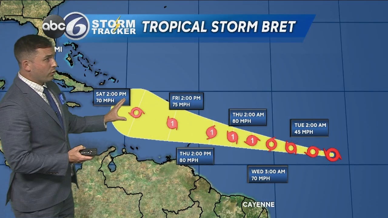 Decent weather with a slow warming trend; Bret forms in Atlantic | ABC6