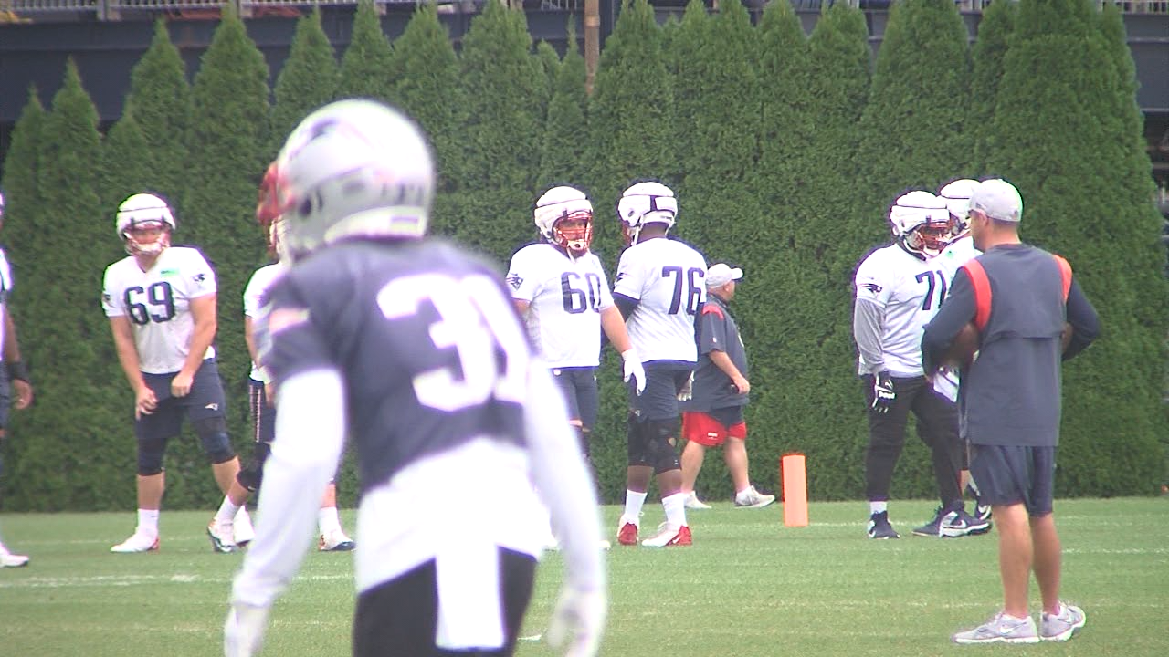 Anderson Practices With Patriots Offensive Line, New OLs Lowe ...