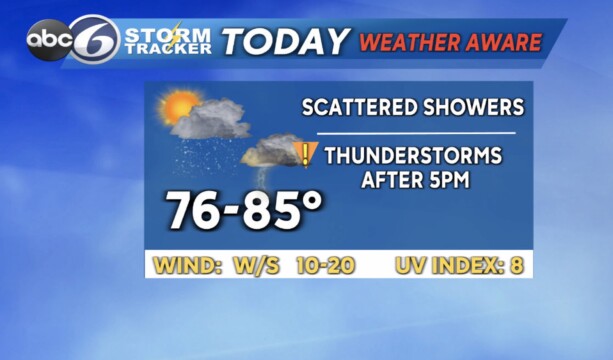 Another round of severe storms possible this evening | ABC6