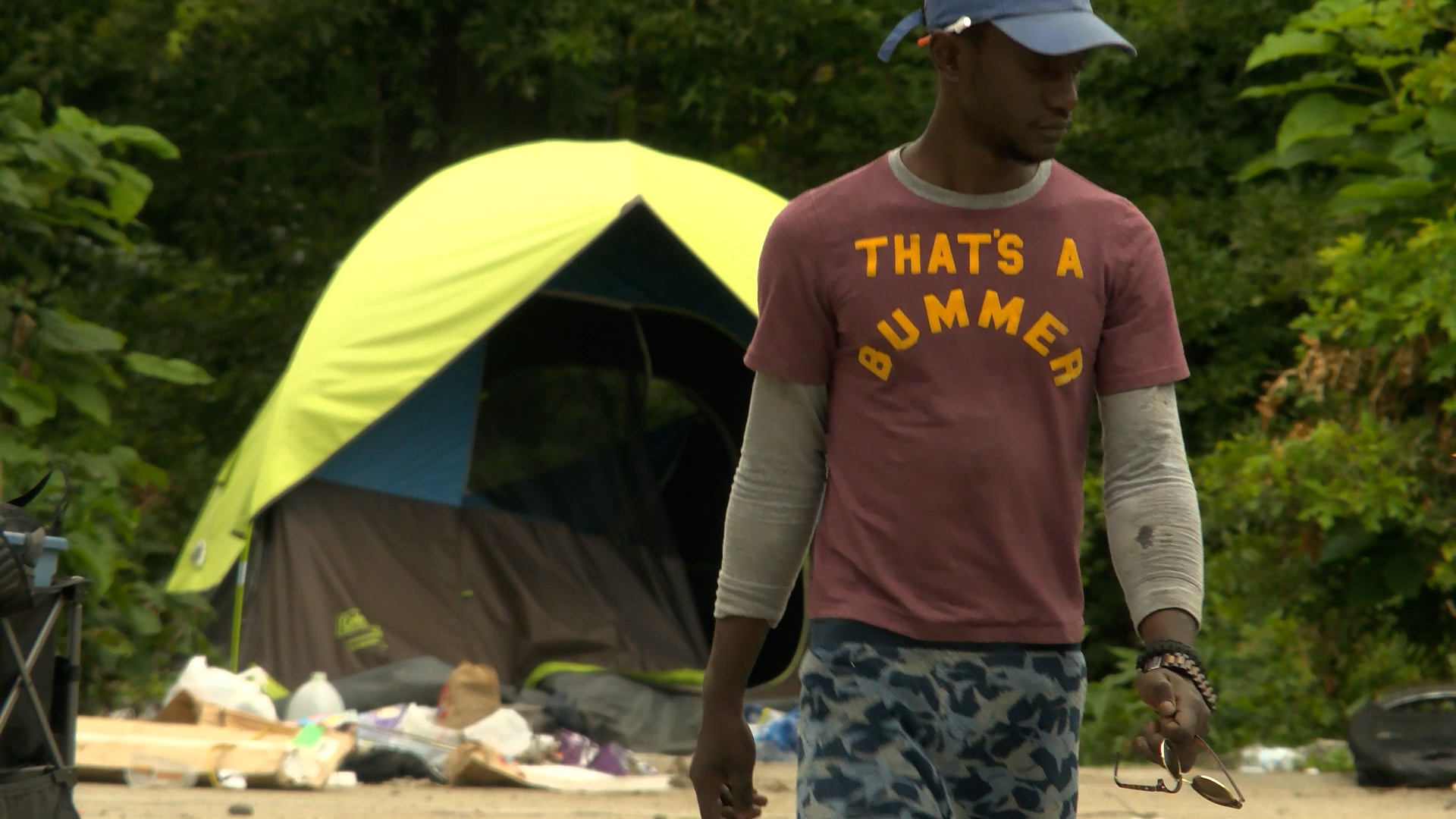 Homeless encampment in Providence cleared amid protest | ABC6
