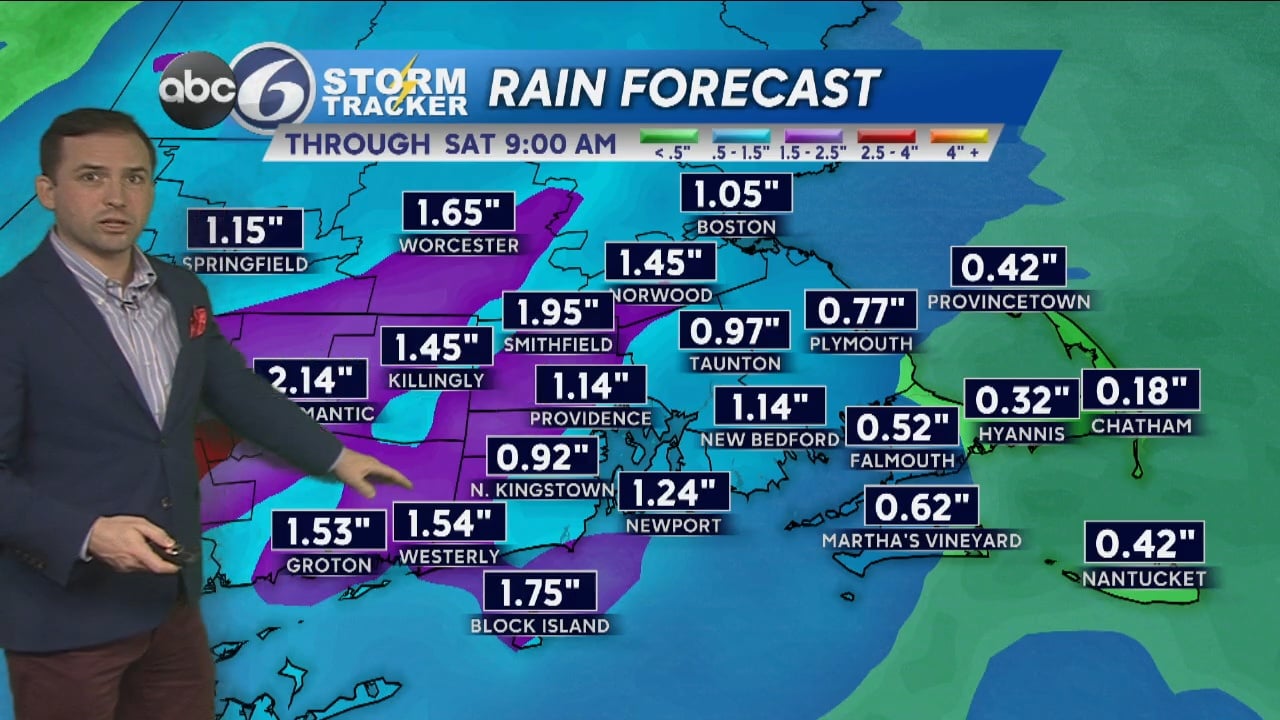 Quick rain and wind overnight reveals colder air into next week | ABC6