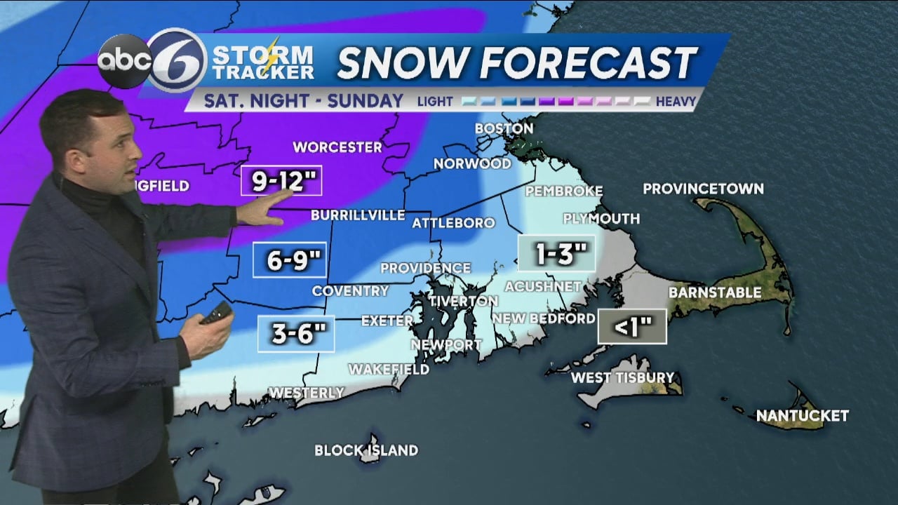 Storm Tracker Alert: Heavy snow arrives Saturday night, some mixing ...