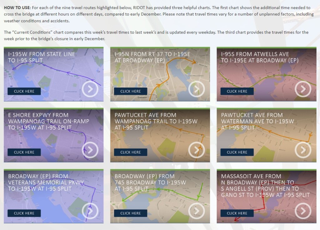 RIDOT announces new travel time tools for Washington Bridge | ABC6