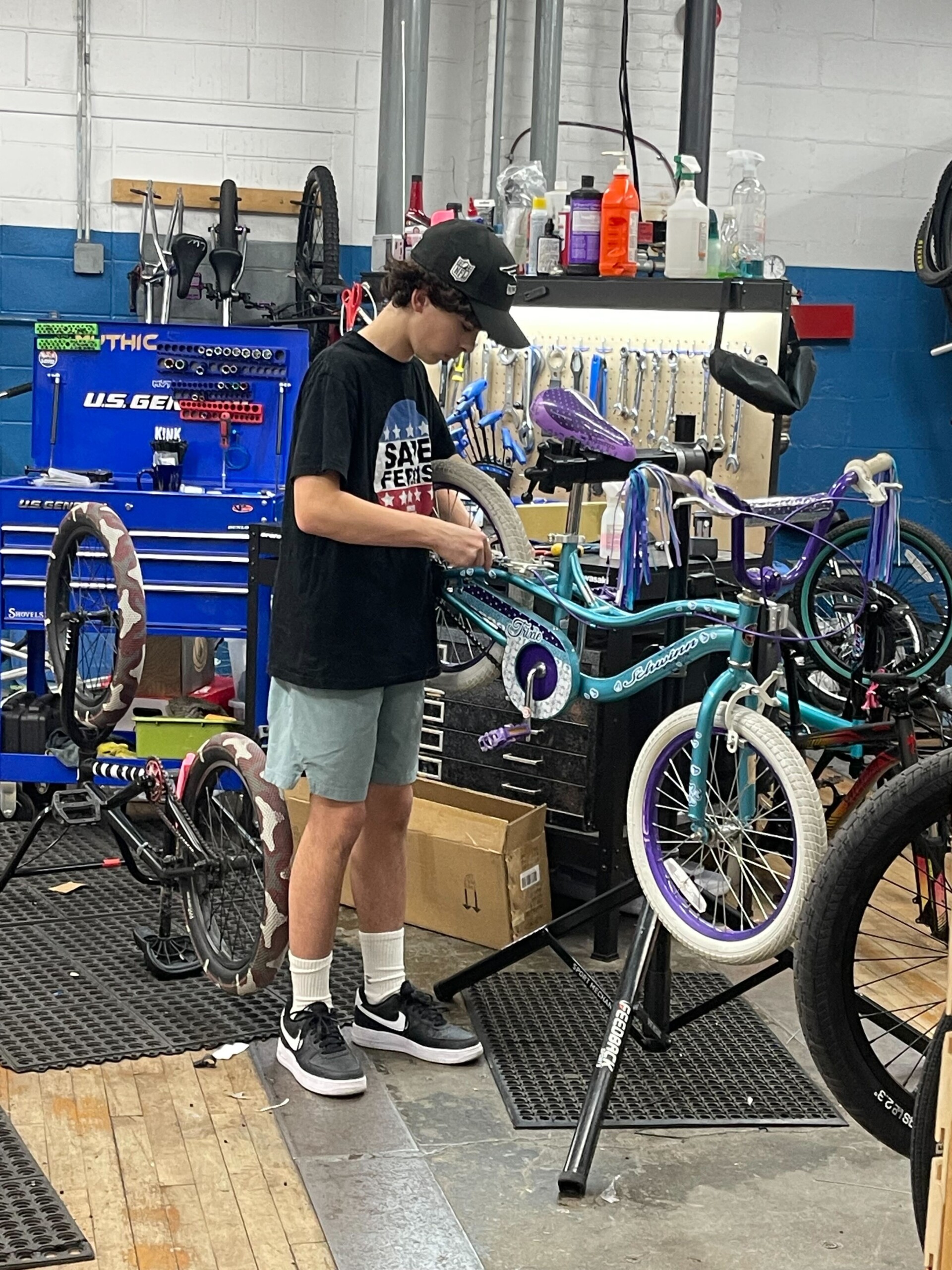 A positive cycle: how an eighth grader is changing kids lives through ...