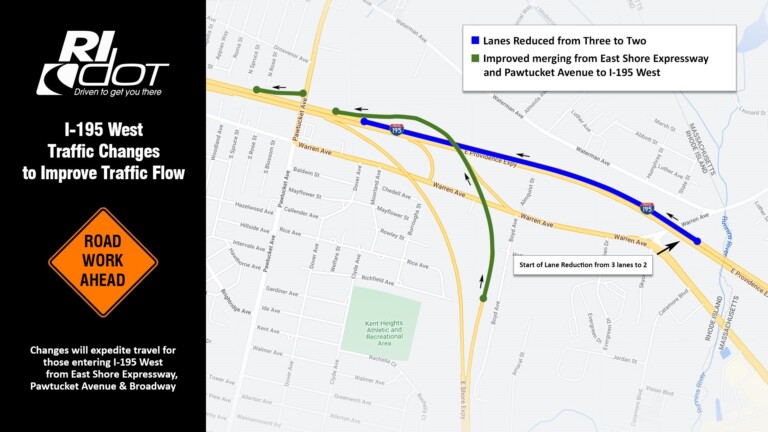 RIDOT testing new traffic pattern on I-195 West | ABC6