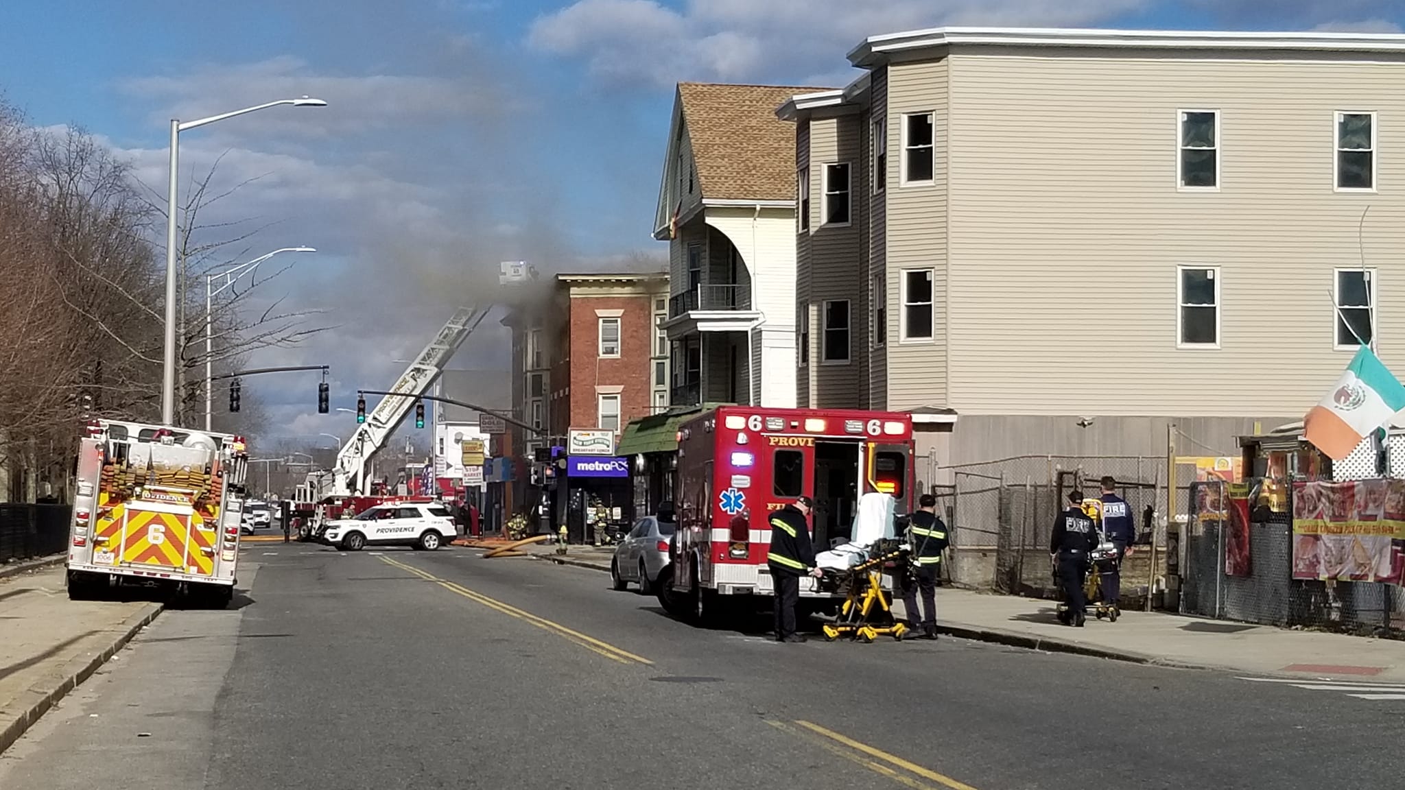 25 displaced following fire at Providence apartment building | ABC6