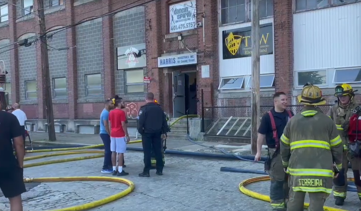 Crews respond to reported fire at an industrial building in Pawtucket ...