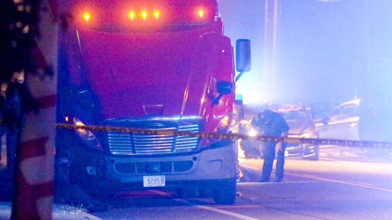 Taunton woman killed after tractor trailer crash | ABC6