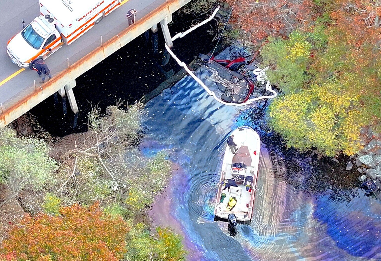Driver identified in Agawam River crash in Wareham | ABC6