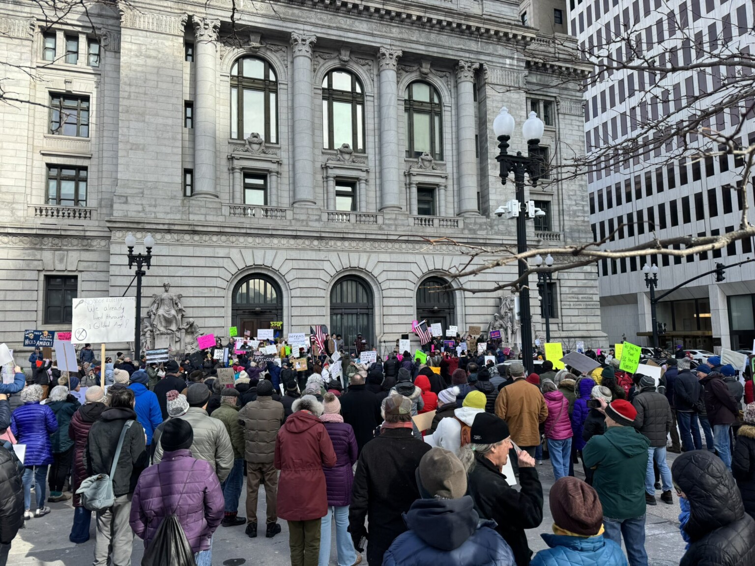 Rhode Islanders rally against Trump administration in Providence | ABC6