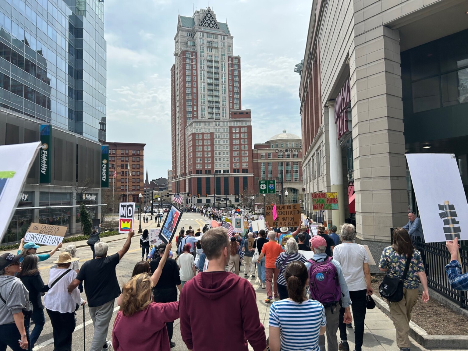 Trump protestors gather at Rhode Island State House | ABC6