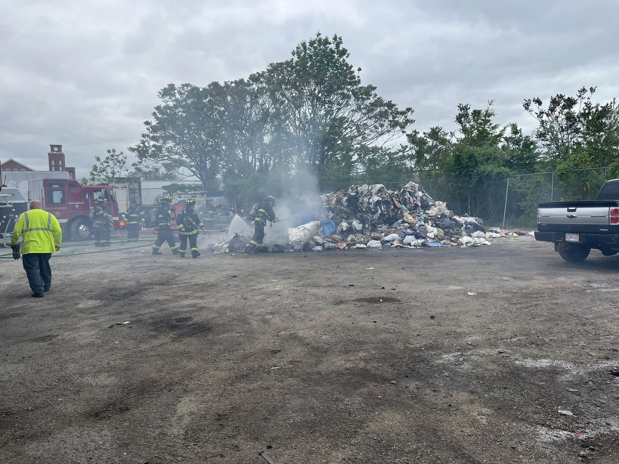 New Bedford firefighters extinguish garbage fire | ABC6