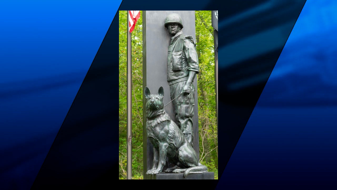 Rhode Island Veterans Memorial Cemetery unveils War Dog Memorial | ABC6