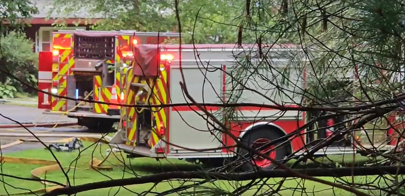 Lightning strike causes fire in North Smithfield | ABC6