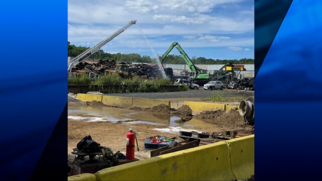 13 tankers called to battle scrap yard fire in Westport | ABC6