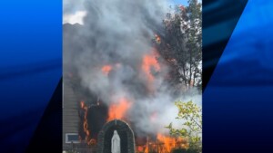 House fire sends smoke billowing into air in Woonsocket | ABC6