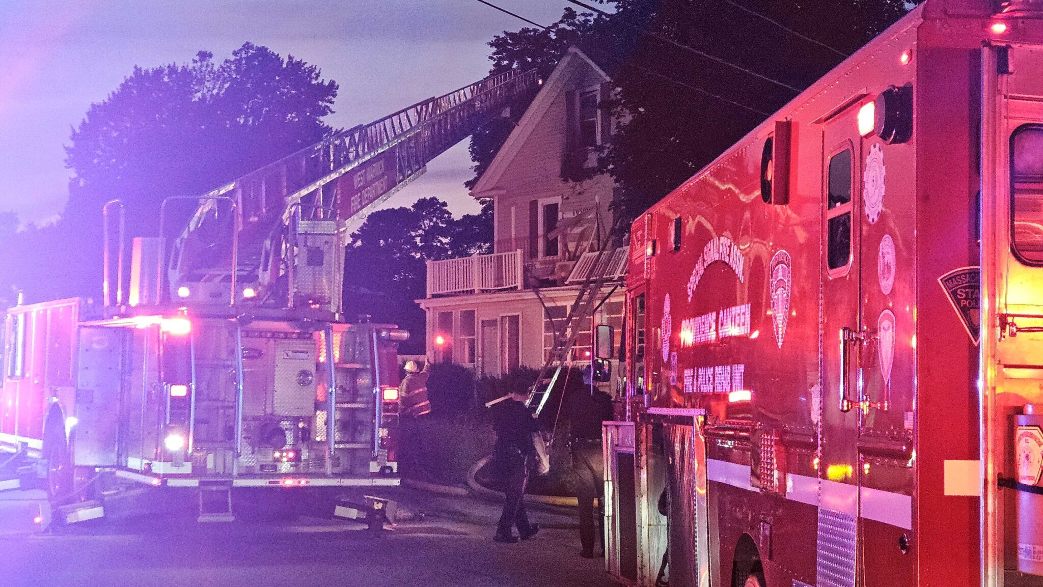 Firefighters battle house fire in West Warwick | ABC6