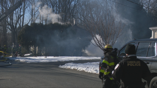 Person hurt after fire in Cumberland | ABC6