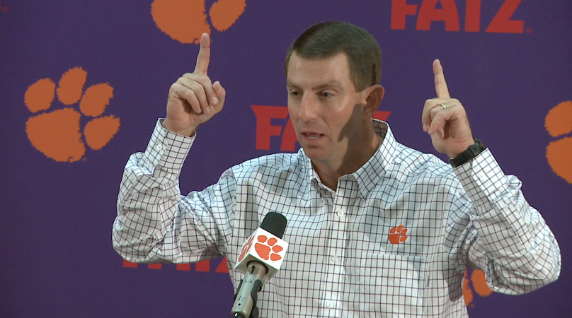 Dabo Swinney Previews NC State - ABC Columbia Dabo Swinney Previews NC State - ABC Columbia