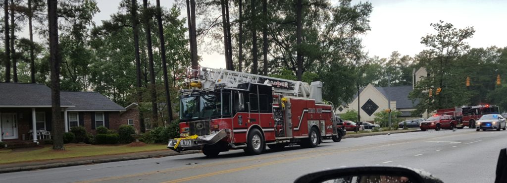 Highway patrol: Fire truck and car collide in Irmo - ABC Columbia