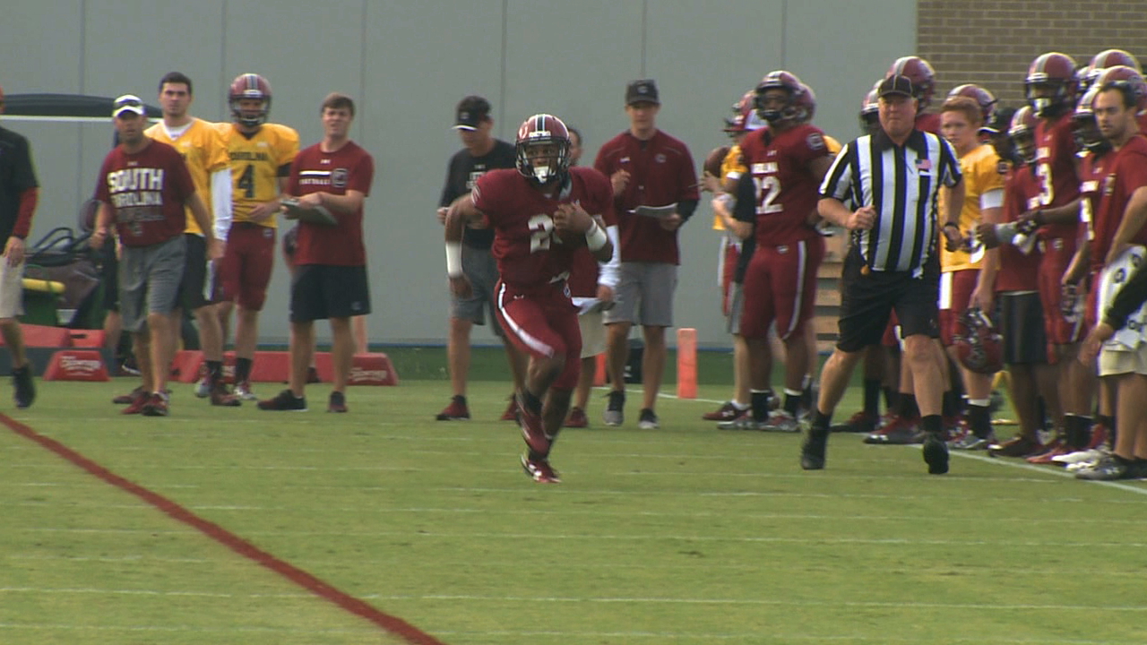 Coaches Most Impressed with RB AJ Turner in Fall Camp - ABC Columbia