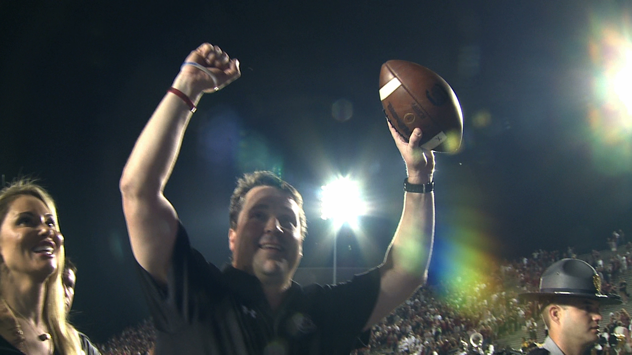 Will Muschamp Gets First Win at USC, Gamecocks Rally to Beat Vandy ...