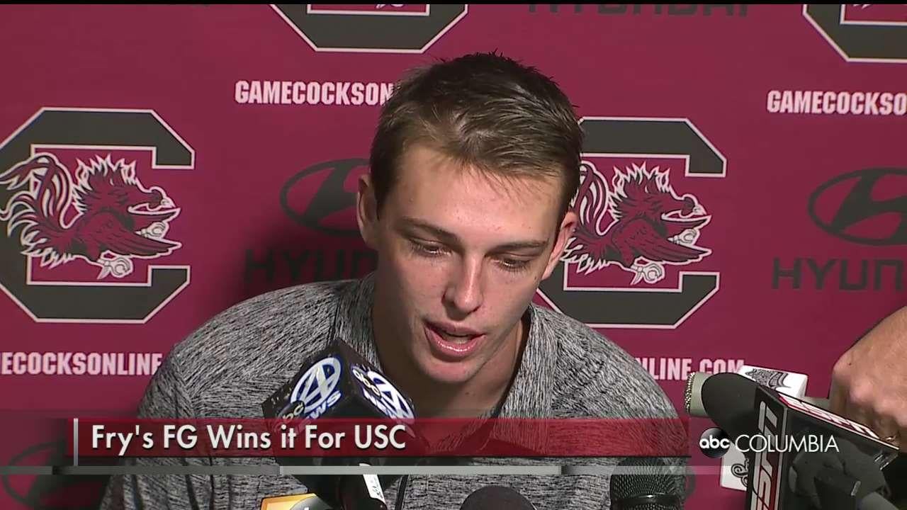 WATCH: Elliott Fry Describes Thursday’s Game-Winning FG - ABC Columbia