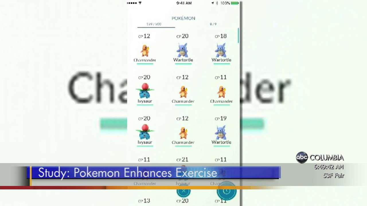 Study: Pokemon Go Enhances Exercise - ABC Columbia