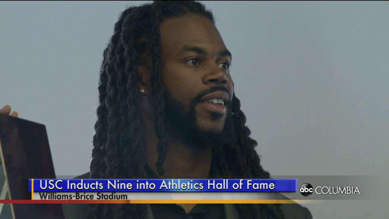 USC Inducts Sidney Rice into Hall of Fame - ABC Columbia
