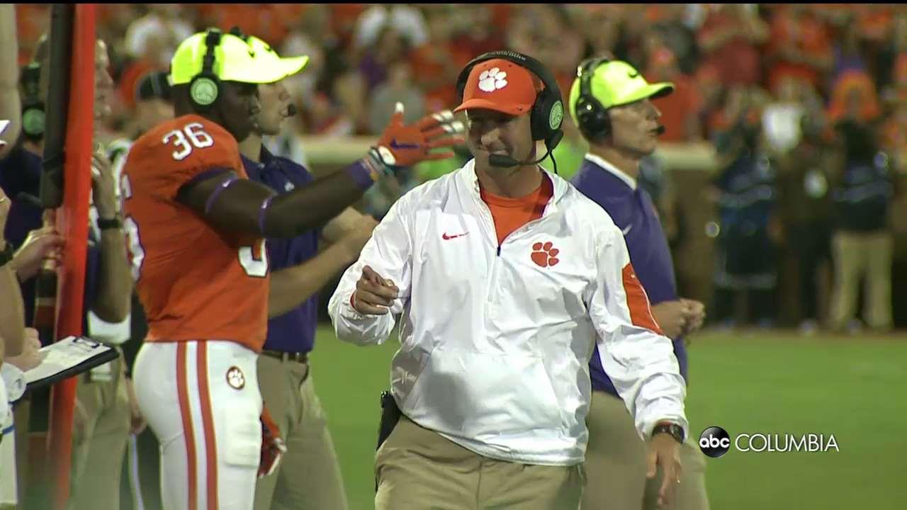 WATCH: Clemson Gets Set for Friday Kickoff at Boston College - ABC Columbia