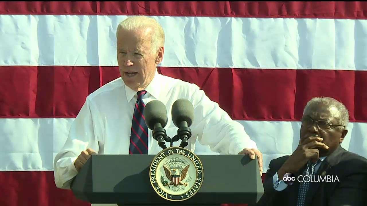 Former VP Biden Honors Hollings During SC Statue Dedication - ABC Columbia