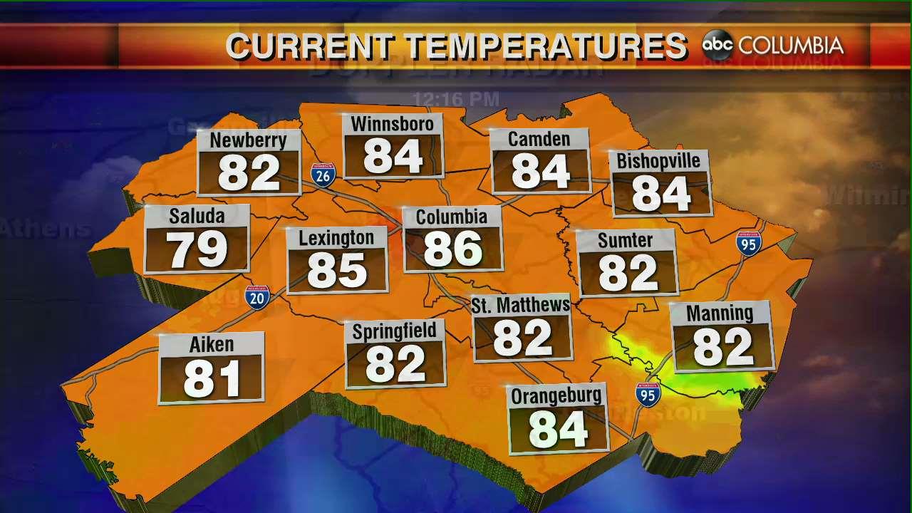 Today's midday weather forecast