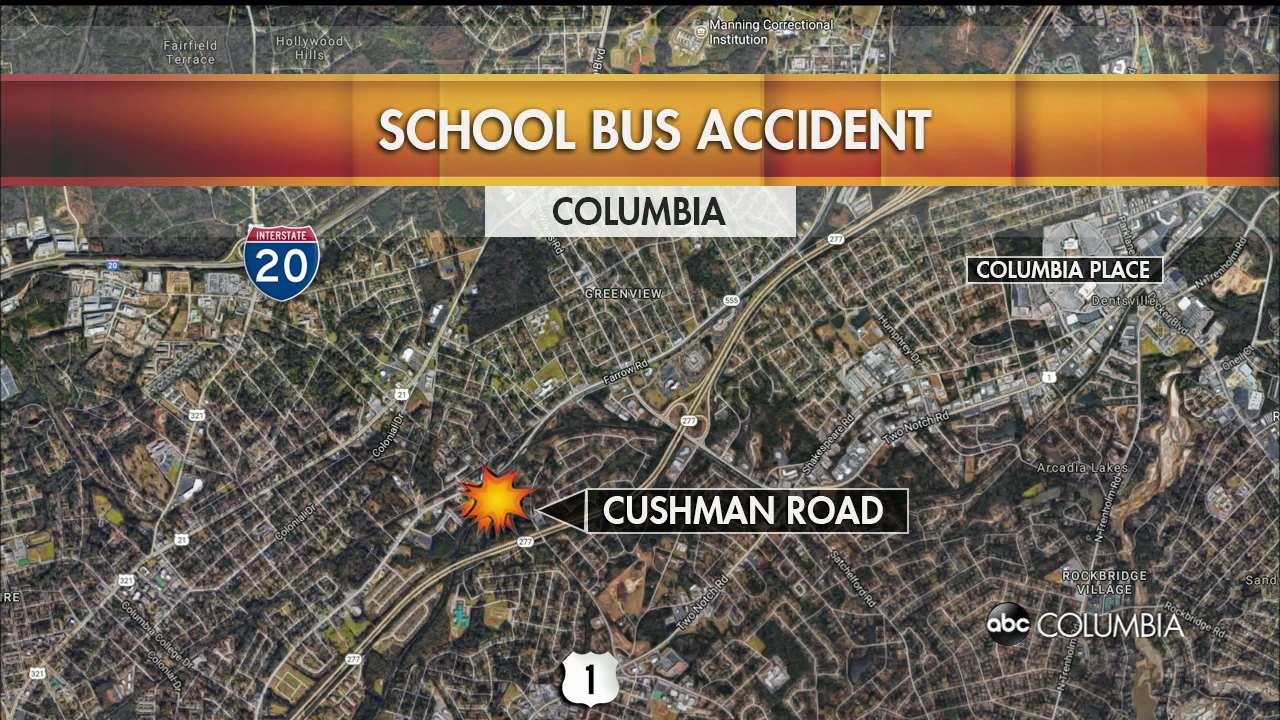 Columbia School Bus Rear-Ended, Driver Ticketed