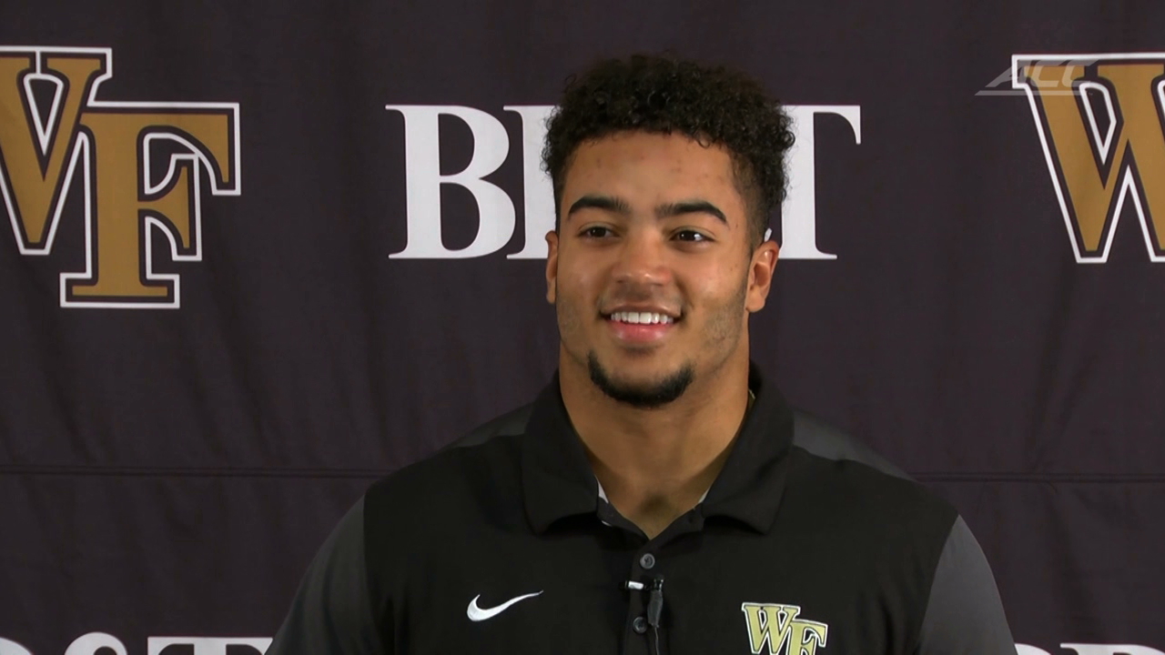 Matt Colburn running hard for Wake Forest - ABC Columbia