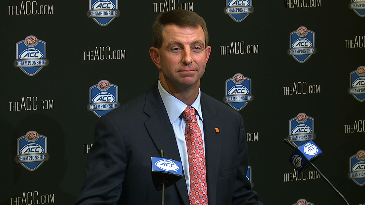 WATCH: Dabo Swinney previews ACC Championship game - ABC Columbia