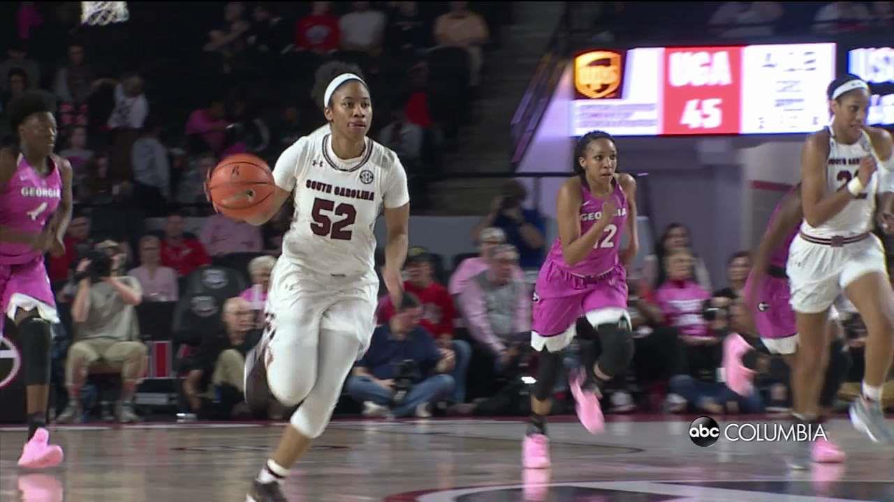 HIGHLIGHTS: (8) Gamecocks use strong third quarter to beat (20) Georgia ...