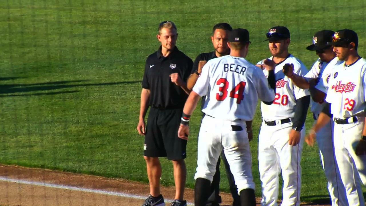 Former Tiger Seth Beer homers in first pro game - ABC Columbia