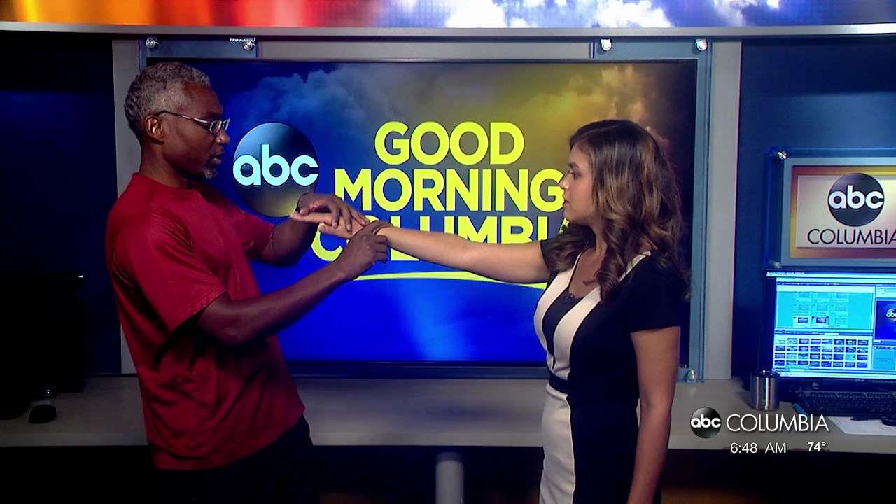 Grand Master Goodwin teaches Taekwondo basics on Good Morning Columbia