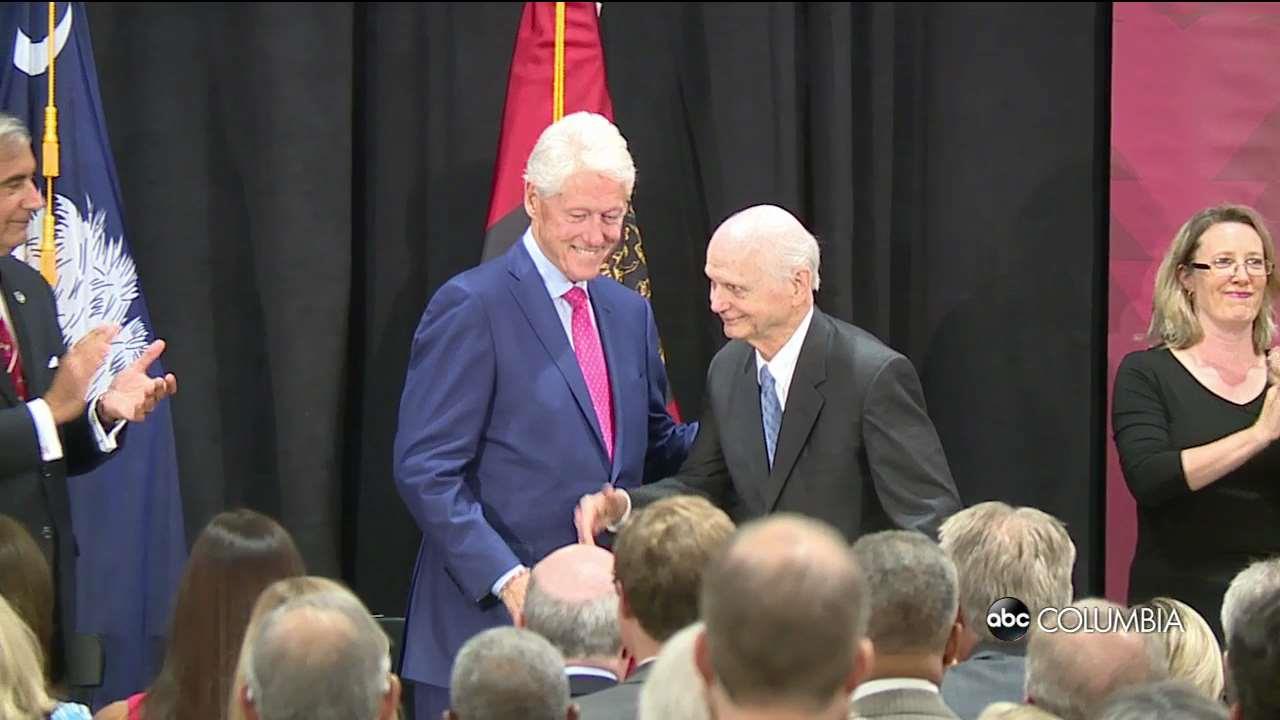 Former President Bill Clinton Honors Dick Riley At USC